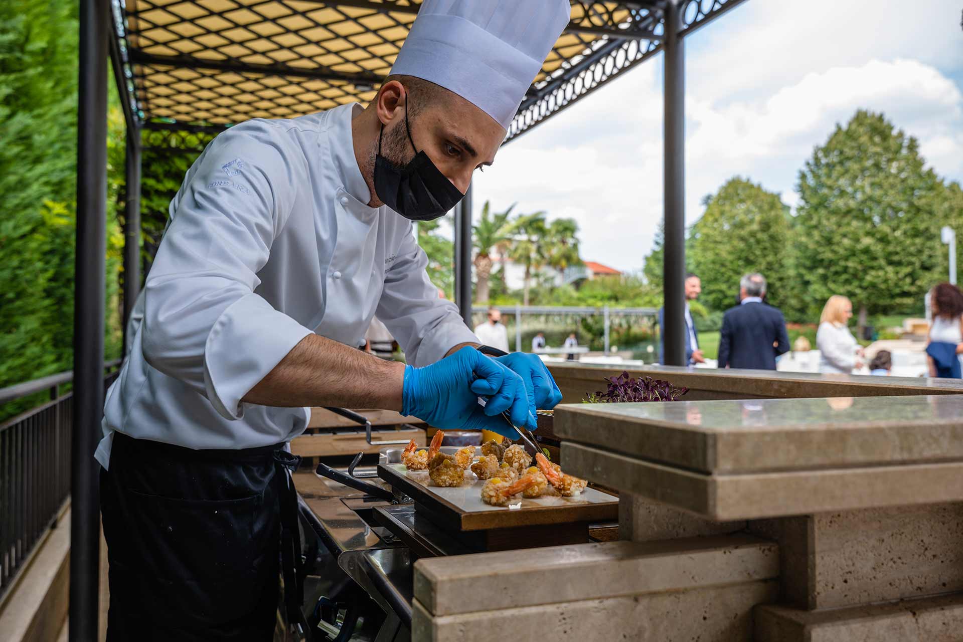 Il gran buffet con show cooking - Villa Orsini Eventi & Ricevimenti